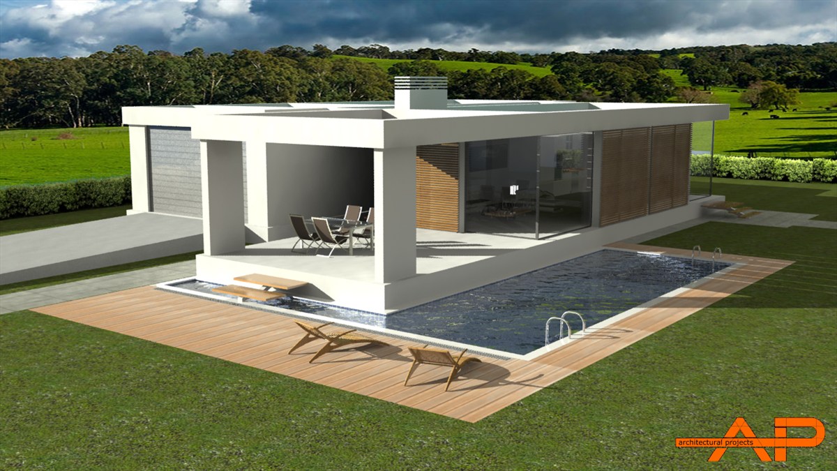 M3 ισόγεια μονοκατοικία σύμμεικτη μεταλλική κατασκευή - homes4you