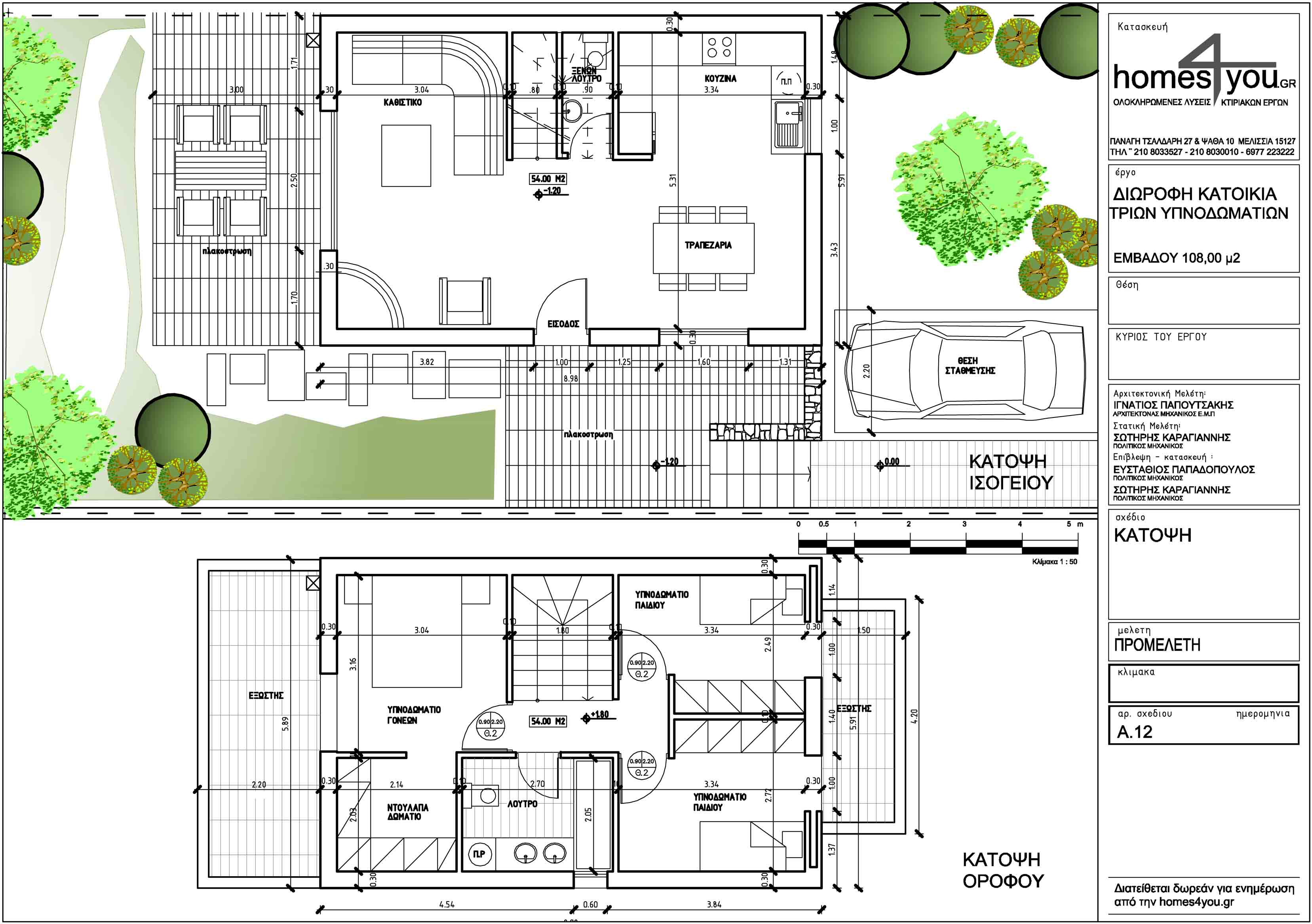 Σχεδια κατοικιων - homes4you